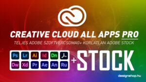 Creative Cloud All Apps PRO, korlátlan Adobe Stock eléréssel ...